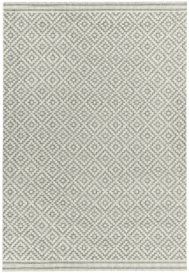Šedý koberec Granton Diamond Grey Rozměry: 66x240 cm