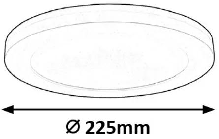 Rabalux LED stropní svítidlo Sonnet 1x18W | 1880lm | 4000K | IP20 - průměr 22,5cm, bílé