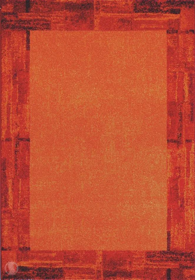 Ragolle Kusový koberec moderní Infinity 32199-9210 oranžový do obýváku 080x150 cm