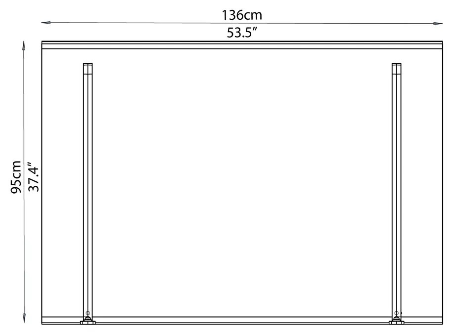 Palram Calisto 1350 vchodová stříška