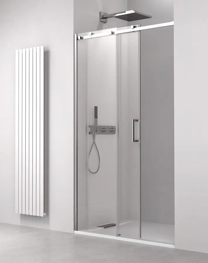 Polysan Polysan, THRON SQUARE čtvrtkruhová sprchová zástěna 900x900mm, čiré sklo, pravá, TL2690R-5002