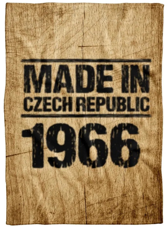 Deka Made In (rok: 1966, Podšití beránkem: NE)