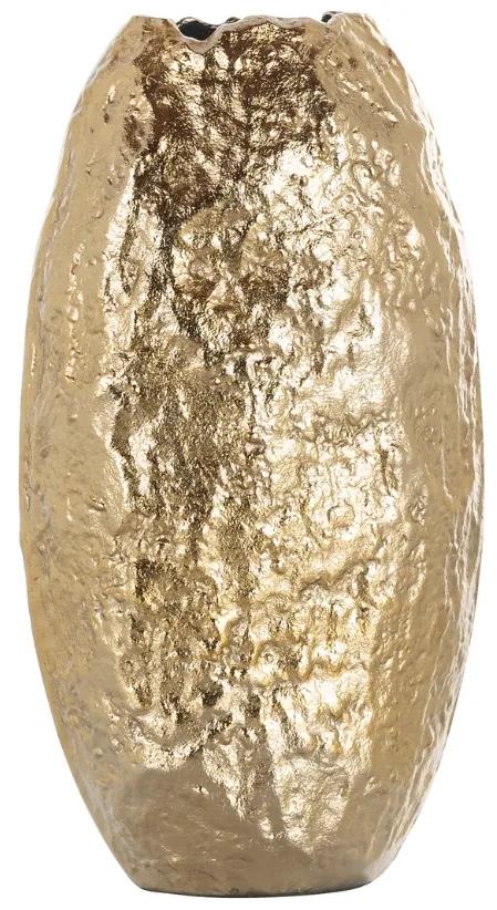 Zlatá kovová váza Richmond Liona 38 cm