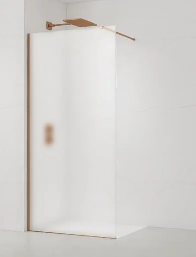 Sprchová zástěna SAT Walk-in 90 cm broušený rose gold SATBWI90MSPRRG