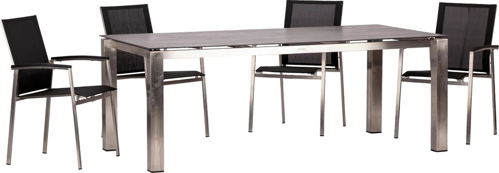 XXXLutz ZAHRADNÍ SOUPRAVA kov, plast, keramika Acamp - Online Only zahradní nábytek - 006285052001