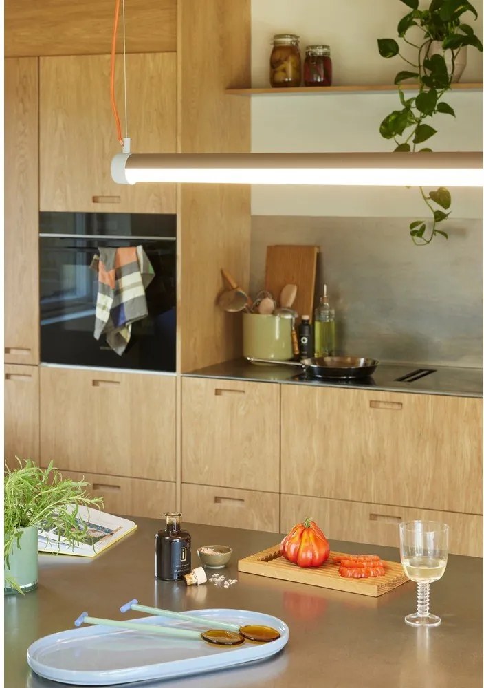 Šedé LED stmívatelné závěsné svítidlo Interplay – Hübsch