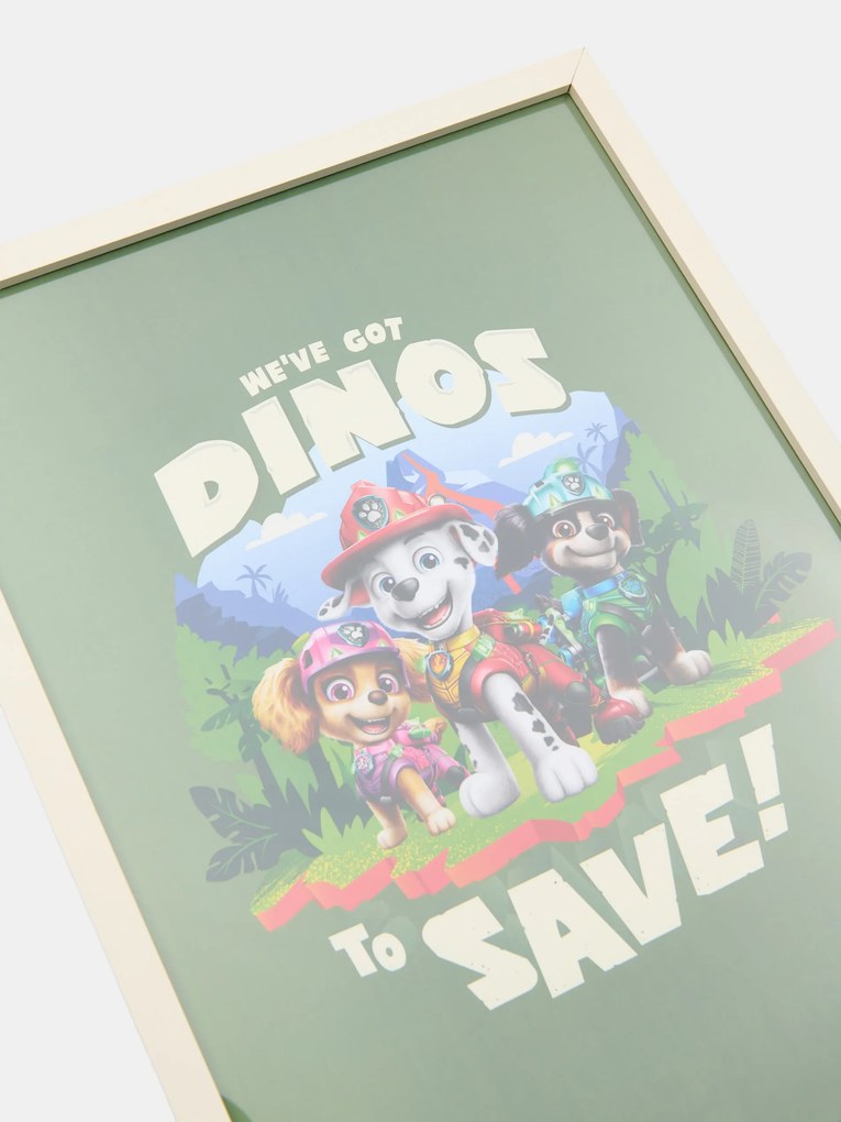 Sinsay - Plakát v rámu PAW Patrol Dino Movie - vícebarevná