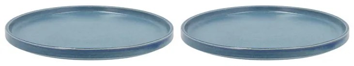 Villa Collection Porcelánový talíř Fjord 20.8 cm Blue (sada 2 ks)