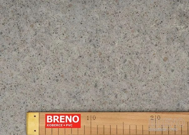 Breno PVC AMBIENT Tereza 196M – šedá dlažba, šíře 200 cm
