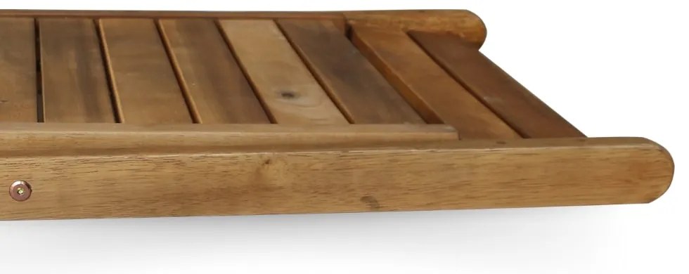 Zahradní sestava Paloma, 2 židle, hnědá