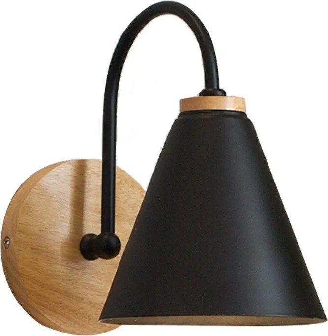 Toolight Toolight, nástěnná lampa FOREST 1xE27 APP932-1W, černá-hnědá, OSW-03856