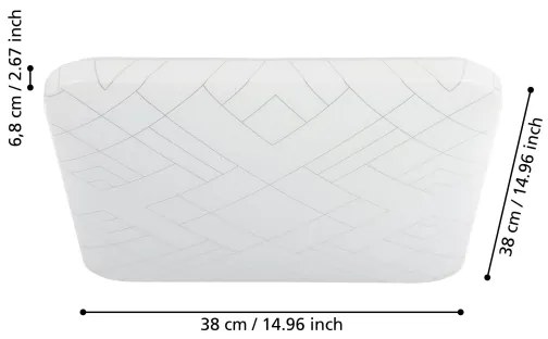 Eglo 900613 - LED Stropní svítidlo RENDE LED/19,5W/230V
