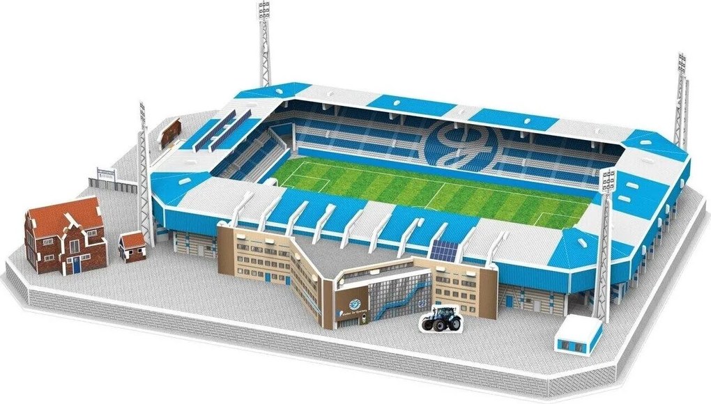 3d puzzle 3d puzzle stadium 3d puzzle stadion de vijverberg - de graafschap 107 dílků