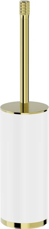 Mexen Triv, nástěnný WC kartáč, bílý/zlatý lesklý, 70A33073-50W