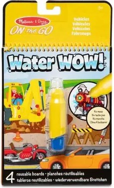Spin Master Melissa Doug Water WOW! Vozidla / Vodou vybarvovací sešit