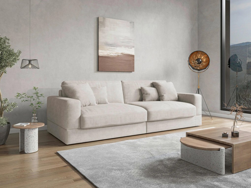 XXXLutz POHOVKA BIG SOFA, textil, krémová Sit & More - Pohovky - 000144027430