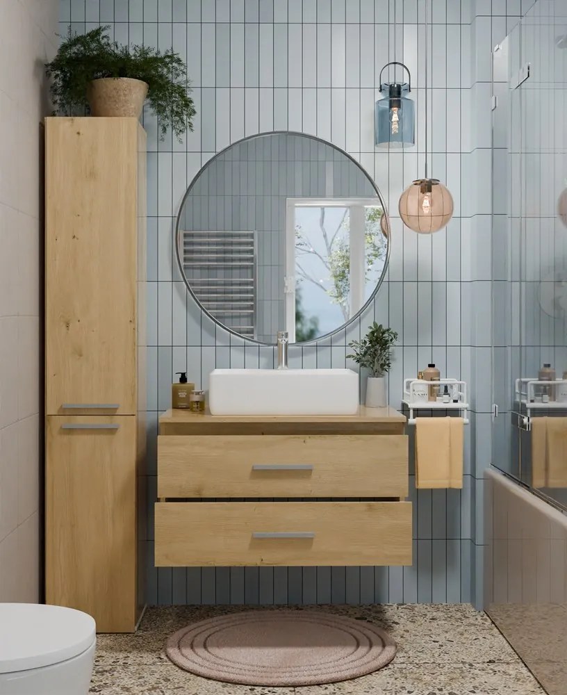 Skříňka pod umyvadlo NEL 80 dub artisan