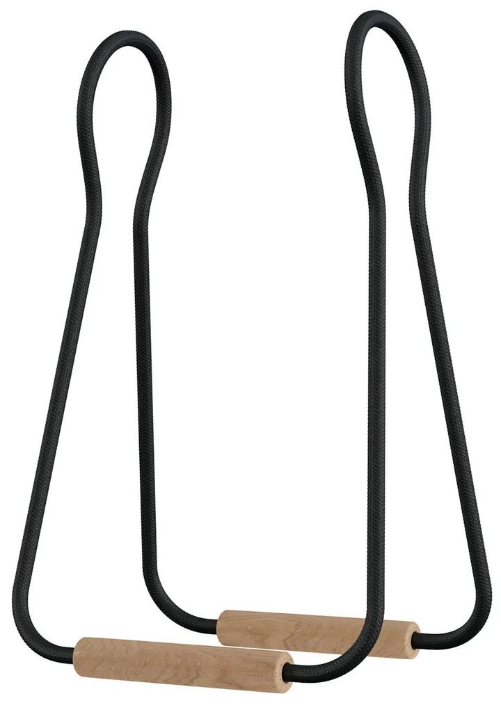 creative cables Stolní lampa Taché elegant s textilním kabelem, vypínačem a dvoupólovou zástrčkou Barva kabelu: Černo-bílý