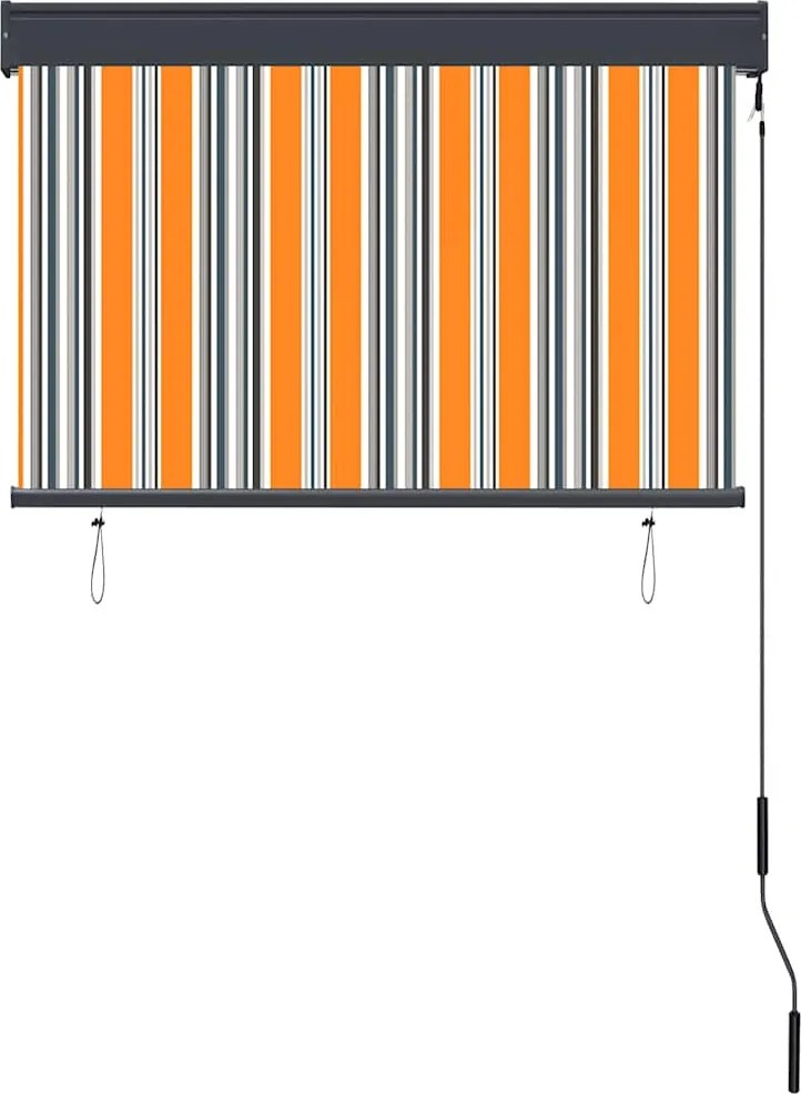 Venkovní roleta 100 x 250 cm žlutomodrá 145956