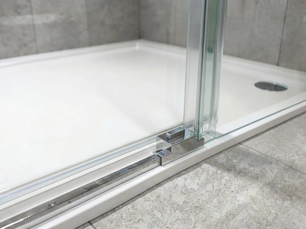 Gelco Luxor sprchové dveře do niky 120 x 200 cm posuvné chrom čiré sklo GU1212CH