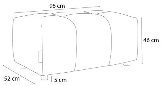Khaki žinylková podnožka Roxelane – Bobochic Paris