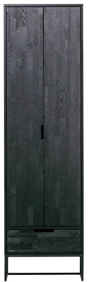 Černá skříň z jasanového dřeva 60x210x36 cm Silas – WOOOD