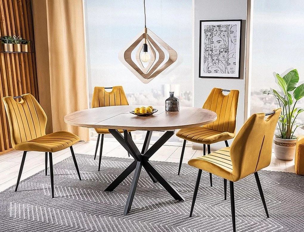 Čalouněná jídelní židle Arco Velvet - výběr z 4 provedení