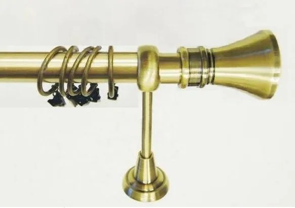 Garnýže kovová - POMPA De LUXE - 240 cm Zlato