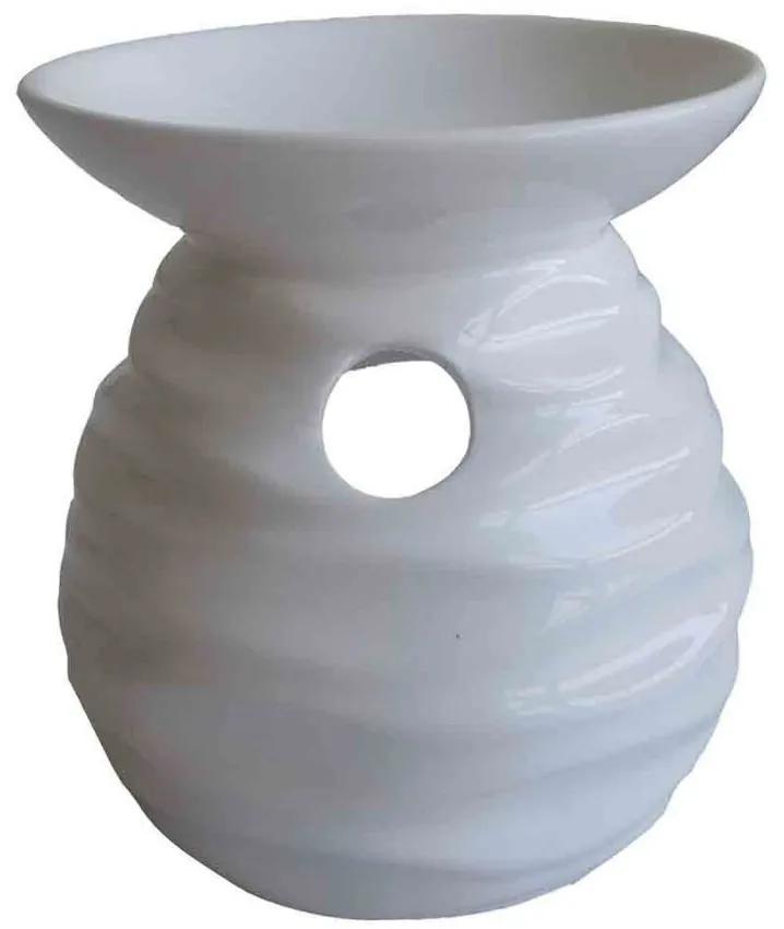 Aromalampa Stardeco keramika bílá 11,5x10,5cm