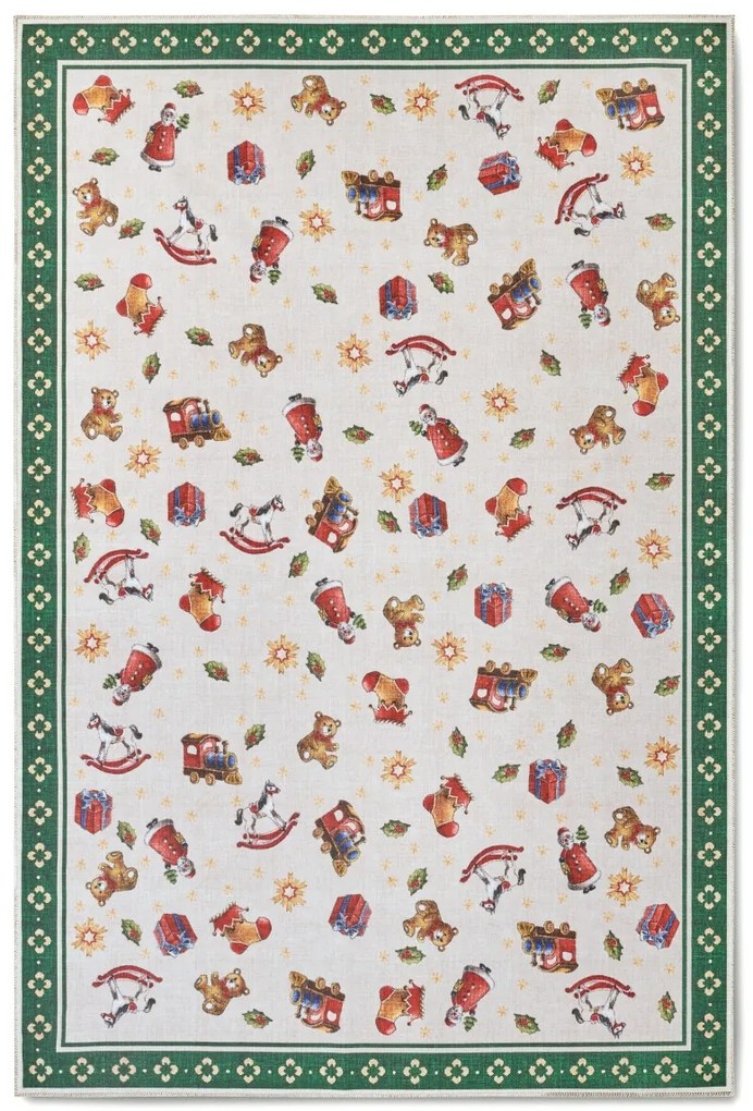 Villeroy & Boch Kusový koberec Toy's delight s potiskem 106193 Green, Multicolor, 160x230, zelená, obývací pokoj