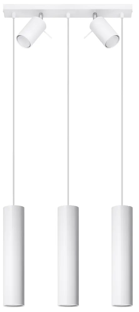 Sollux Lighting Závěsné svítidlo RING 3 bílé