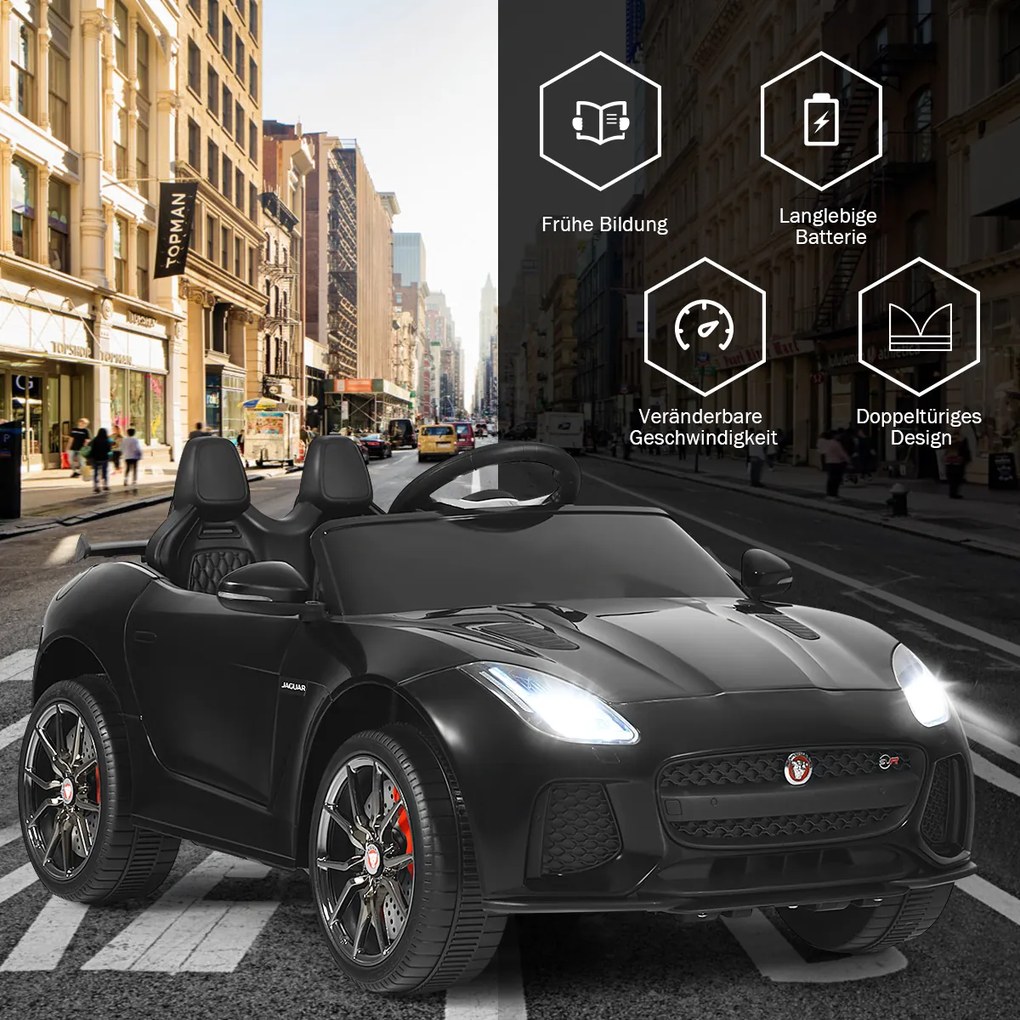 Costway Elektrické dětské auto s příběhy a hudbou a klaksonem a světlomety