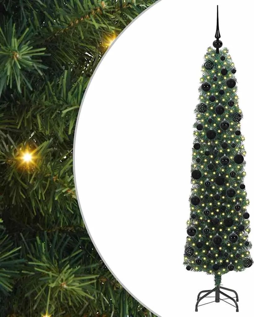 Umělý vánoční stromeček Zelená 180 cm PVC, ocel a plast 3394944