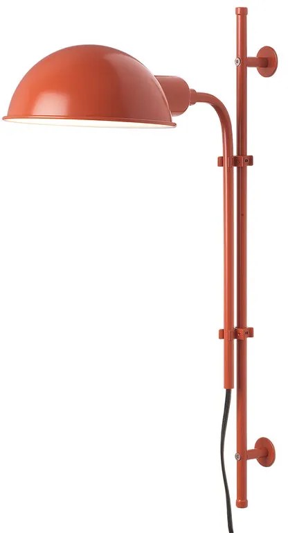 Marset A641-447 Funiculí A, nástěnná lampa nadčasového designu, 1xE14, terracota RAL 0504050, výška 49,2cm