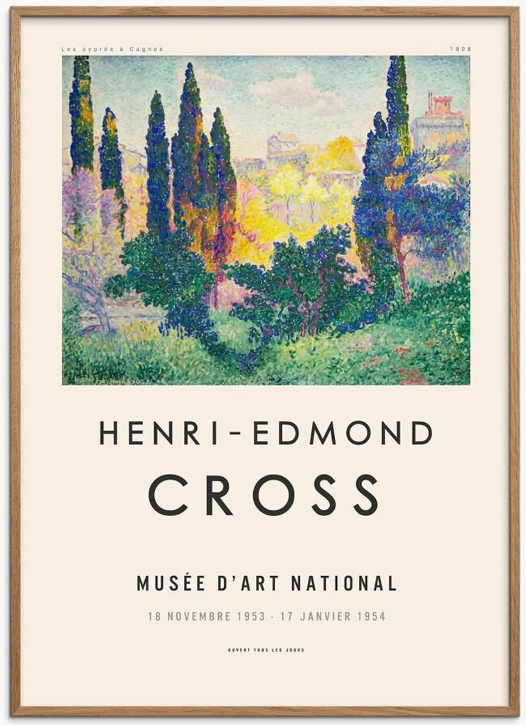 Zarámovaný digitální tisk Henri Edmond