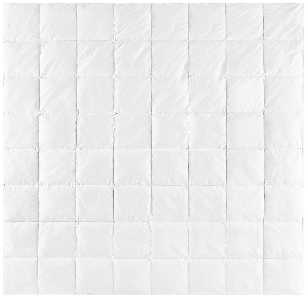 Přikrývka z bavlny a kachního peří 240 x 220 cm celoroční TAUFSTEIN Beliani