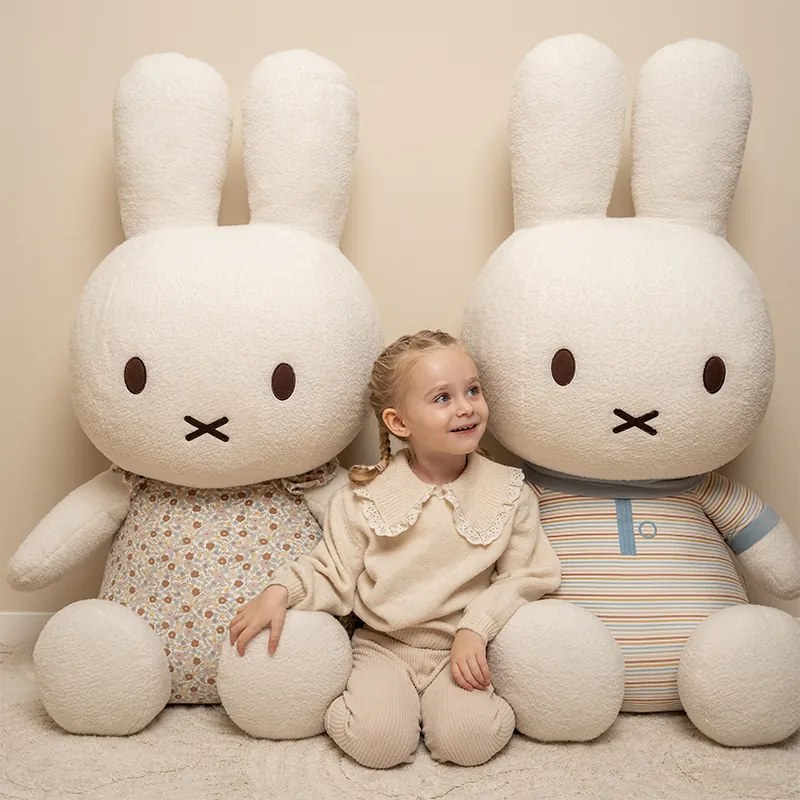 Králíček Miffy textilní Vintage Kytičky 100 cm