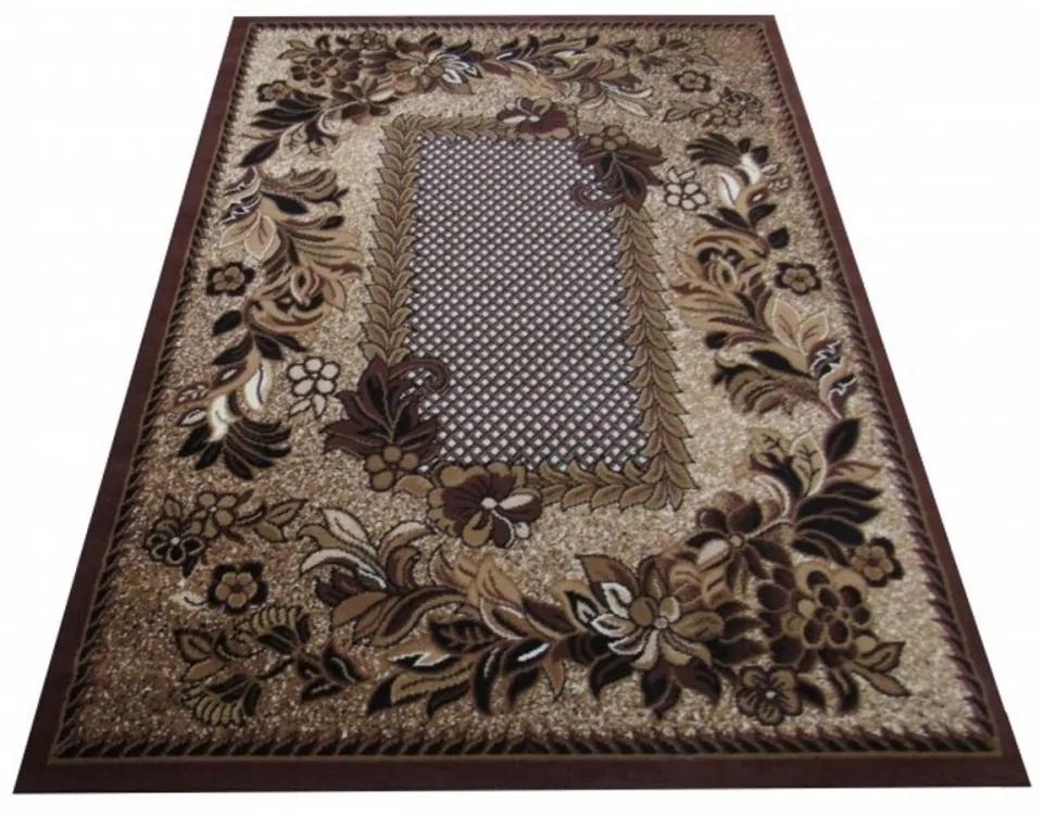 Kusový koberec PP Dolores hnědý, Velikosti 80x150cm