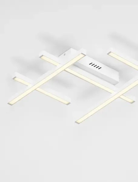 LED stmívatelné bílé moderní stropní svítidlo Pace