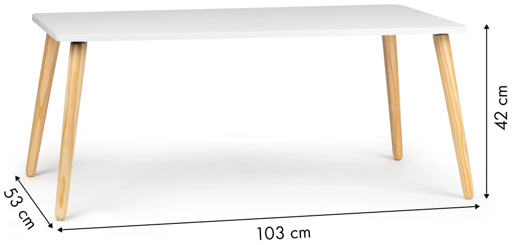 Moderní skandinávský konferenční stolek, 100 cm