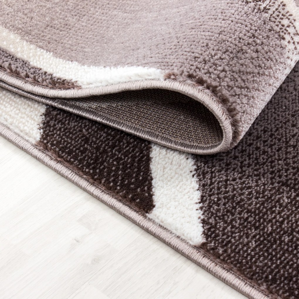 Ayyildiz, Kusový koberec Parma 9210 brown, 80x300, hnědá, chodba / předsíň