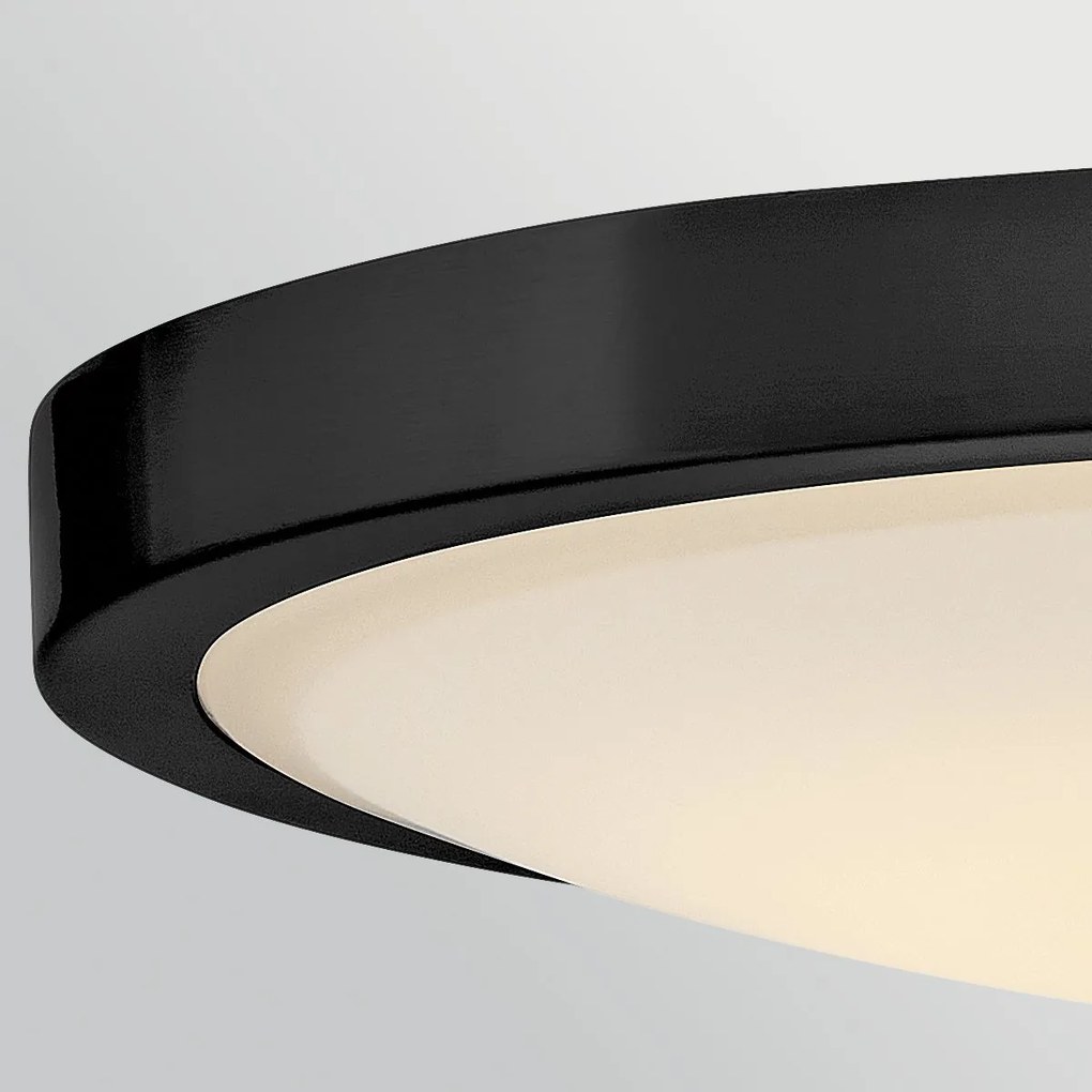 Stropní LED světlo Elstead Kieran 32W černá, mosaz 36 cm