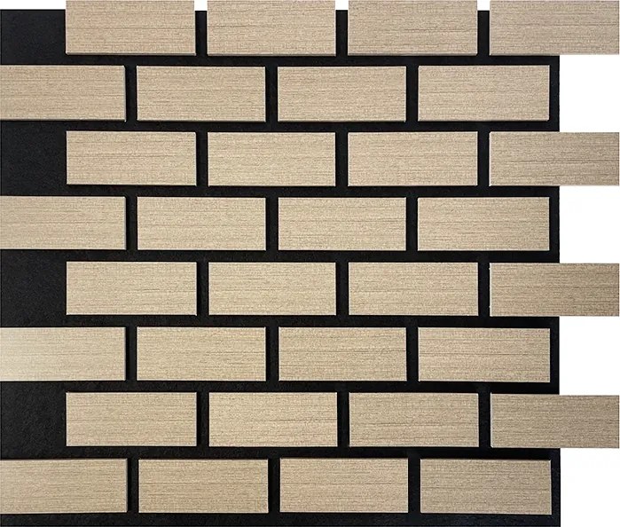 Akustický dekorační panel Klinker Sonoma Oak 67x58 cm