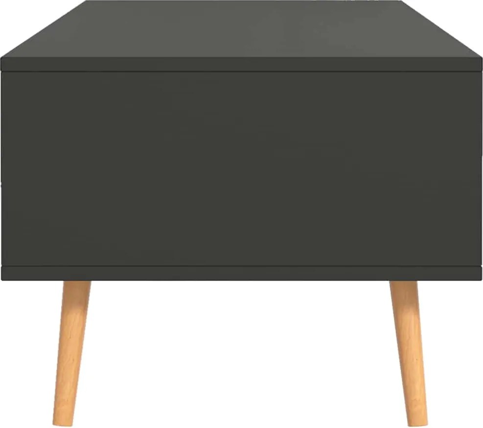 Konferenční stolek šedý 100 x 49,5 x 43 cm kompozitní dřevo 326788