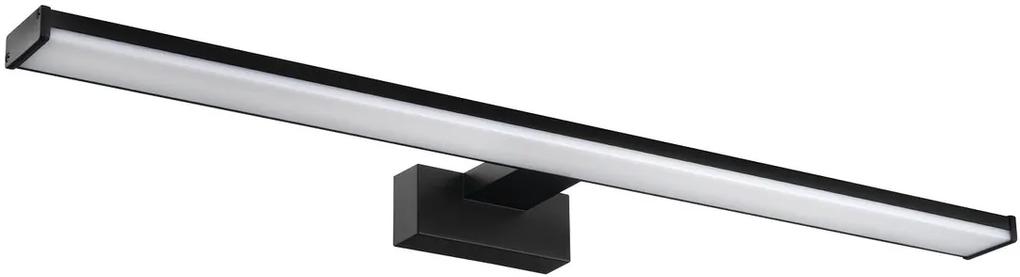 Sapho CHICAGO XL LED svítidlo, 600x120x40mm, 12W, 230V, plast, černá mat - AU470