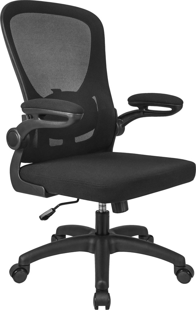 XXXLutz OTOČNÁ ŽIDLE, síťovina, tkaná látka, černá Modante - Online Only kancelářské židle - 000788008501