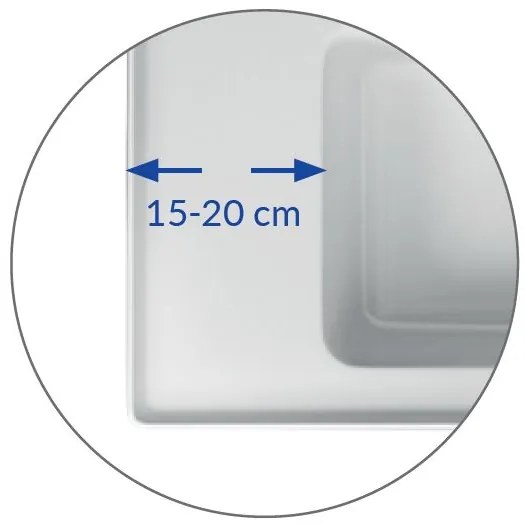 Cersanit Crea BOX skříňkové umyvadlo 100cm, bílá, K114-018