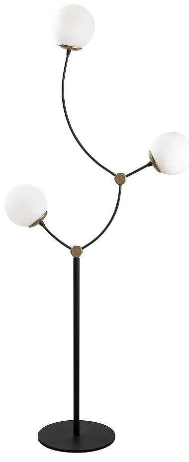 Designová stojanová lampa Ulyciana 151 cm černá
