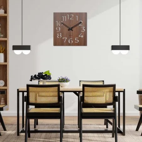 Moderní dřevěné nástěnné hodiny | Minimalistický design do interiéru I SENTOP HDFK033