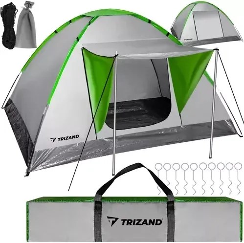 Turistický stan pro 4 osoby – 200 × 200 × 110 cm